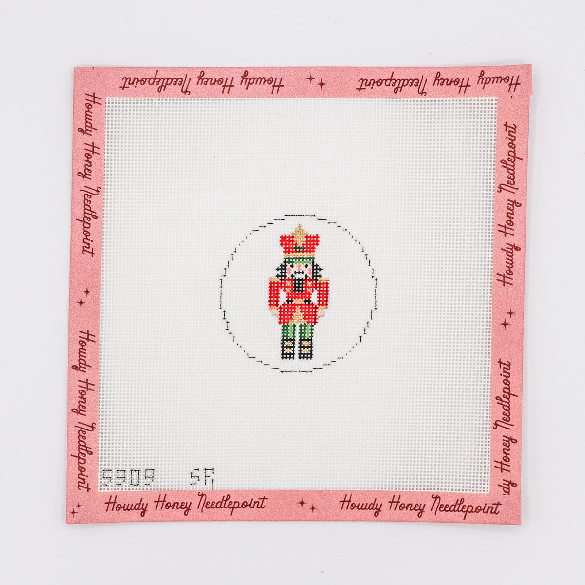 Nutcracker Round – Howdy Honey Needlepoint