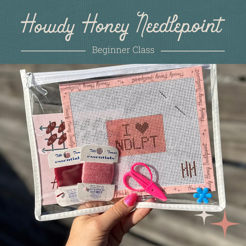 Howdy Honey Needlepoint