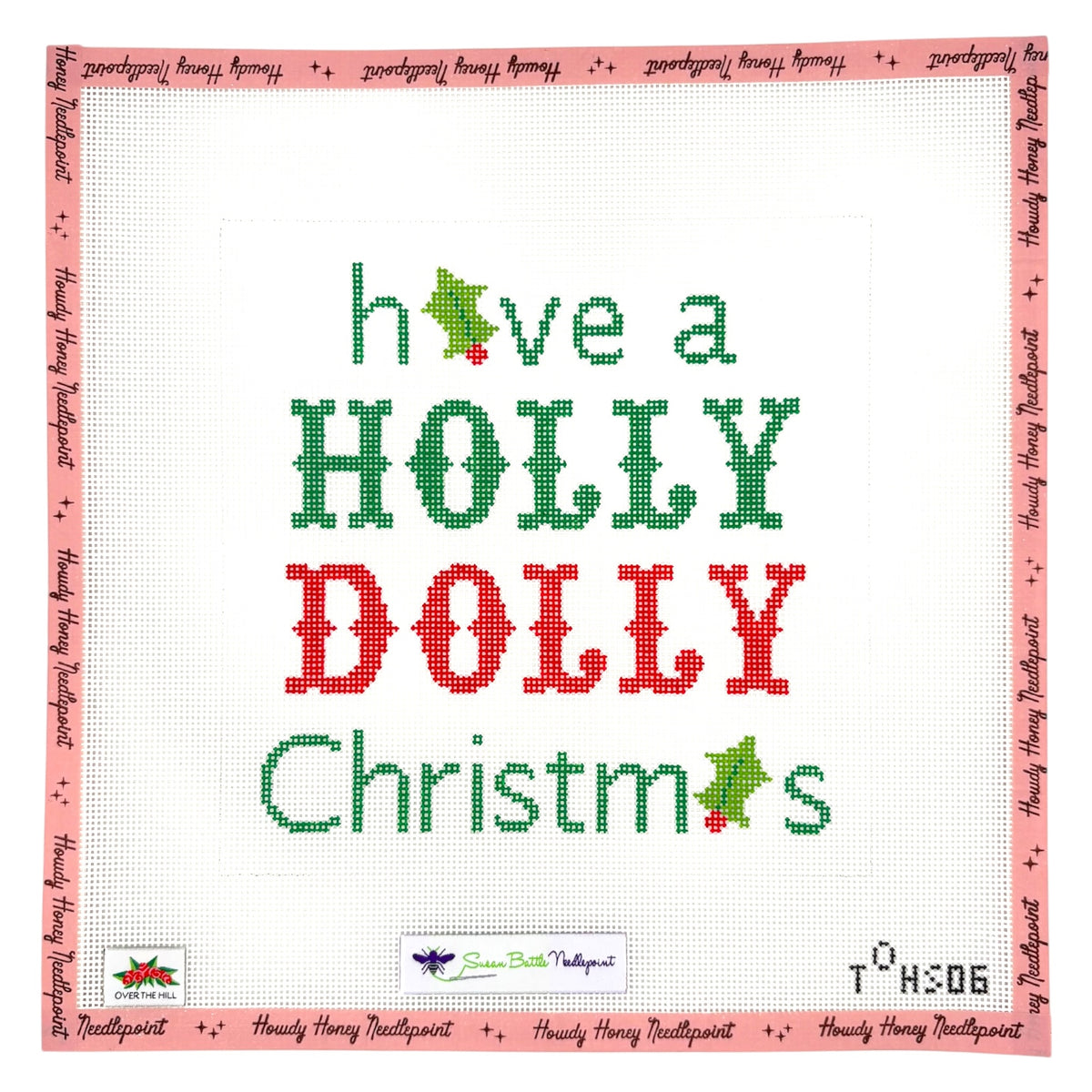 Holly Dolly Christmas – Howdy Honey Needlepoint