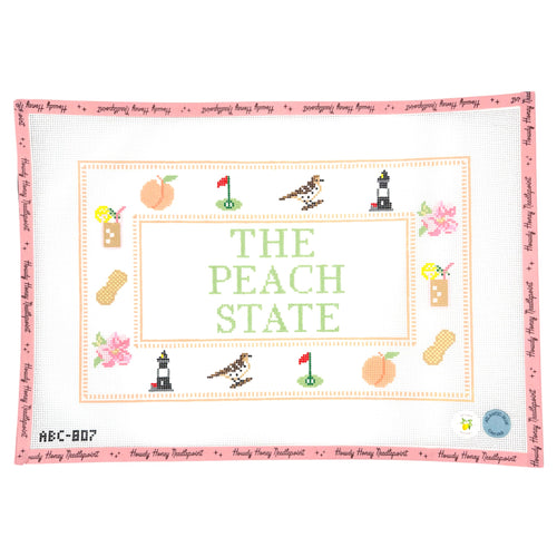 The Peach State: Georgia – Howdy Honey Needlepoint