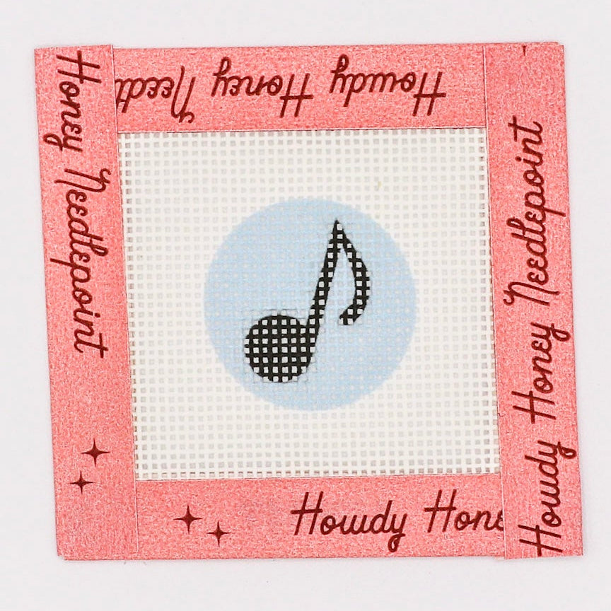 Music Note – Howdy Honey Needlepoint