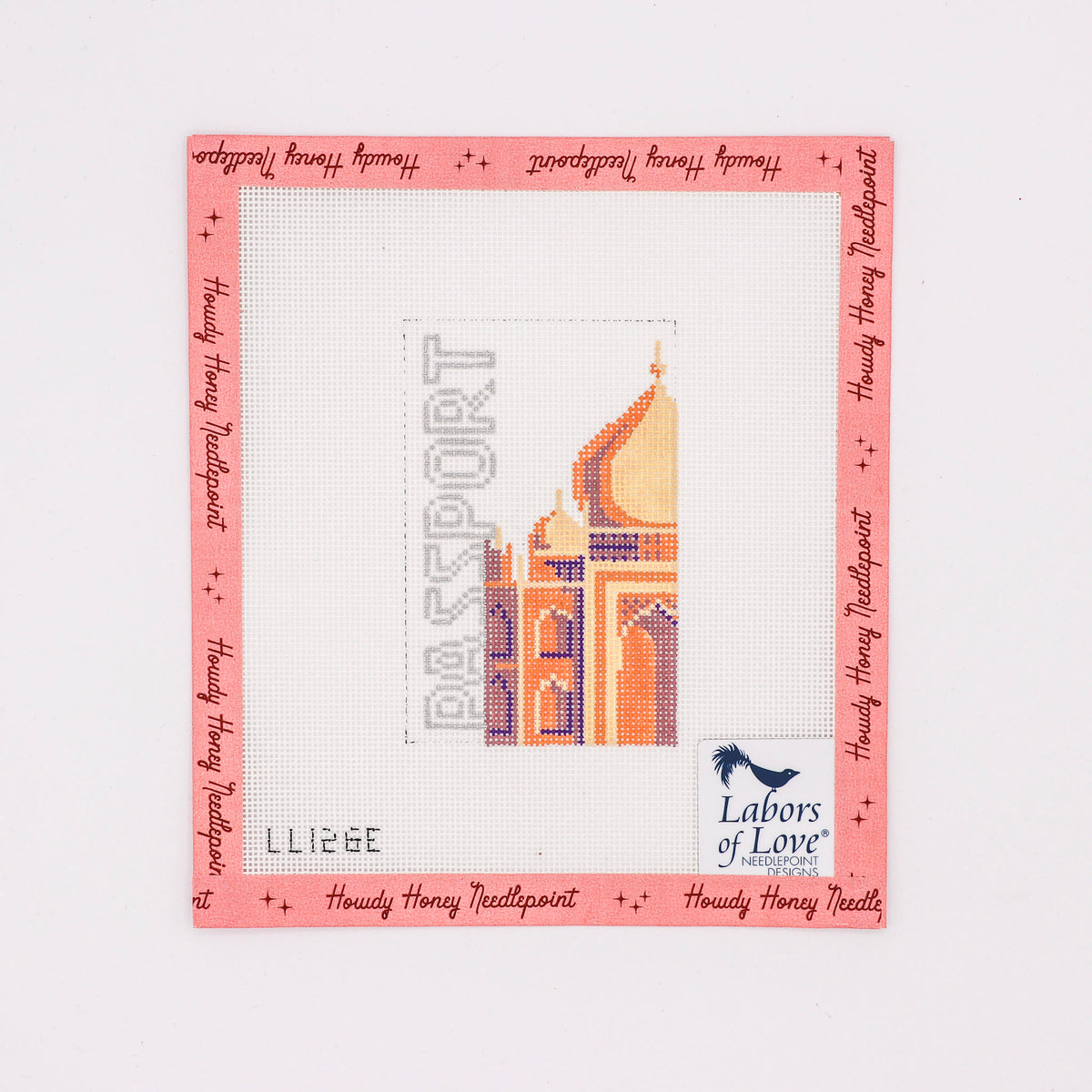Taj Mahal Passport – Howdy Honey Needlepoint