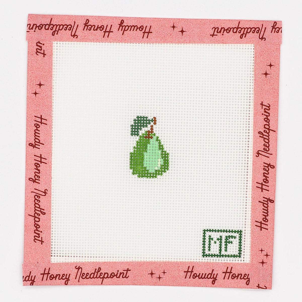 Pear Mini – Howdy Honey Needlepoint