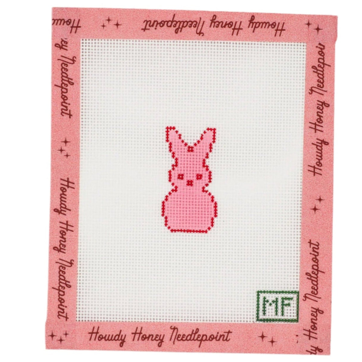 Pink Peep Mini – Howdy Honey Needlepoint