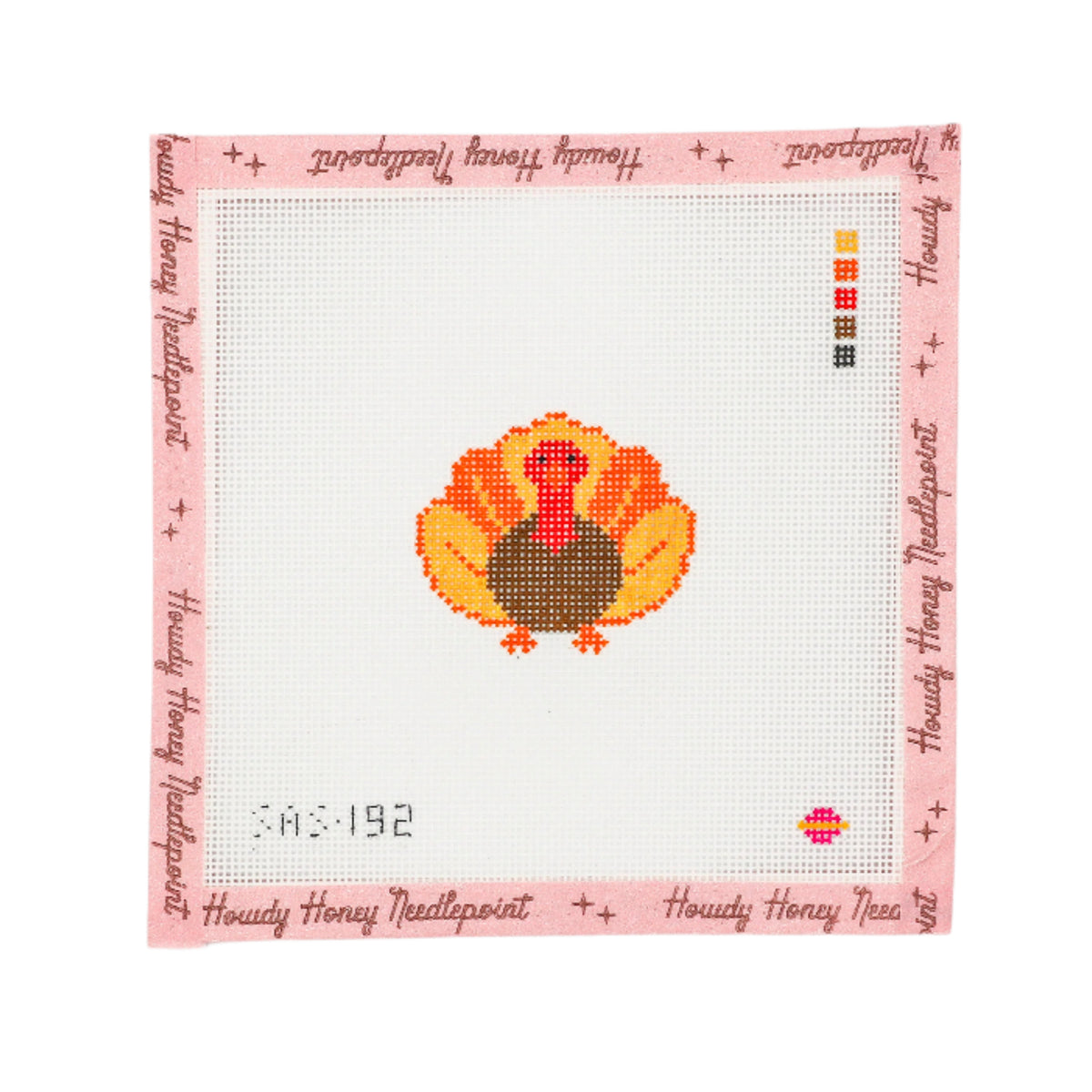 Tiny Turkey – Howdy Honey Needlepoint