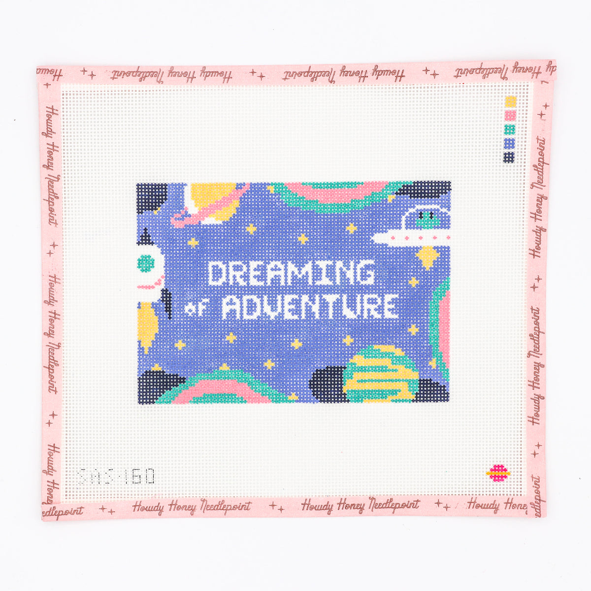 Starbound Adventure Sign – Howdy Honey Needlepoint