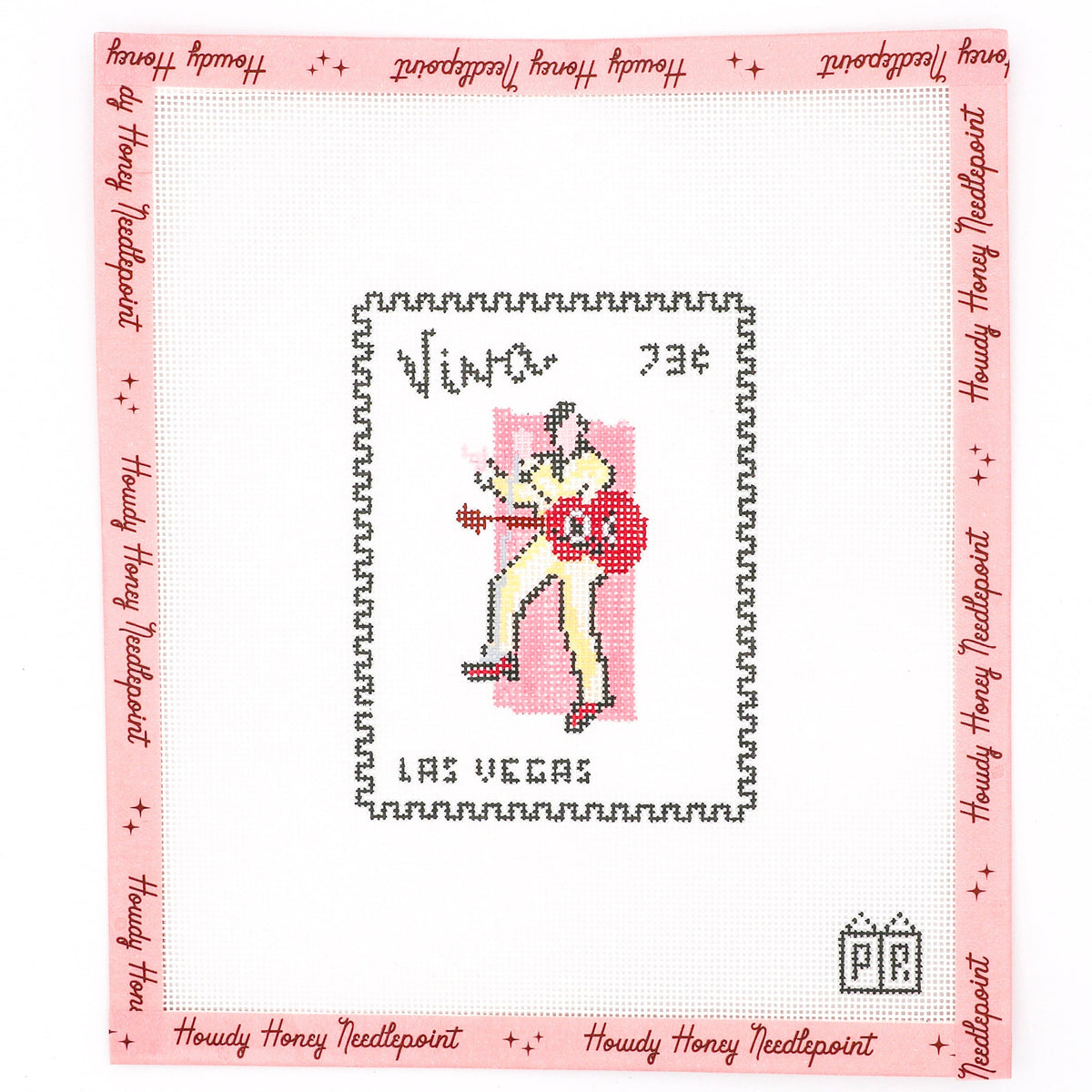 Viva Las Vegas Stamp – Howdy Honey Needlepoint