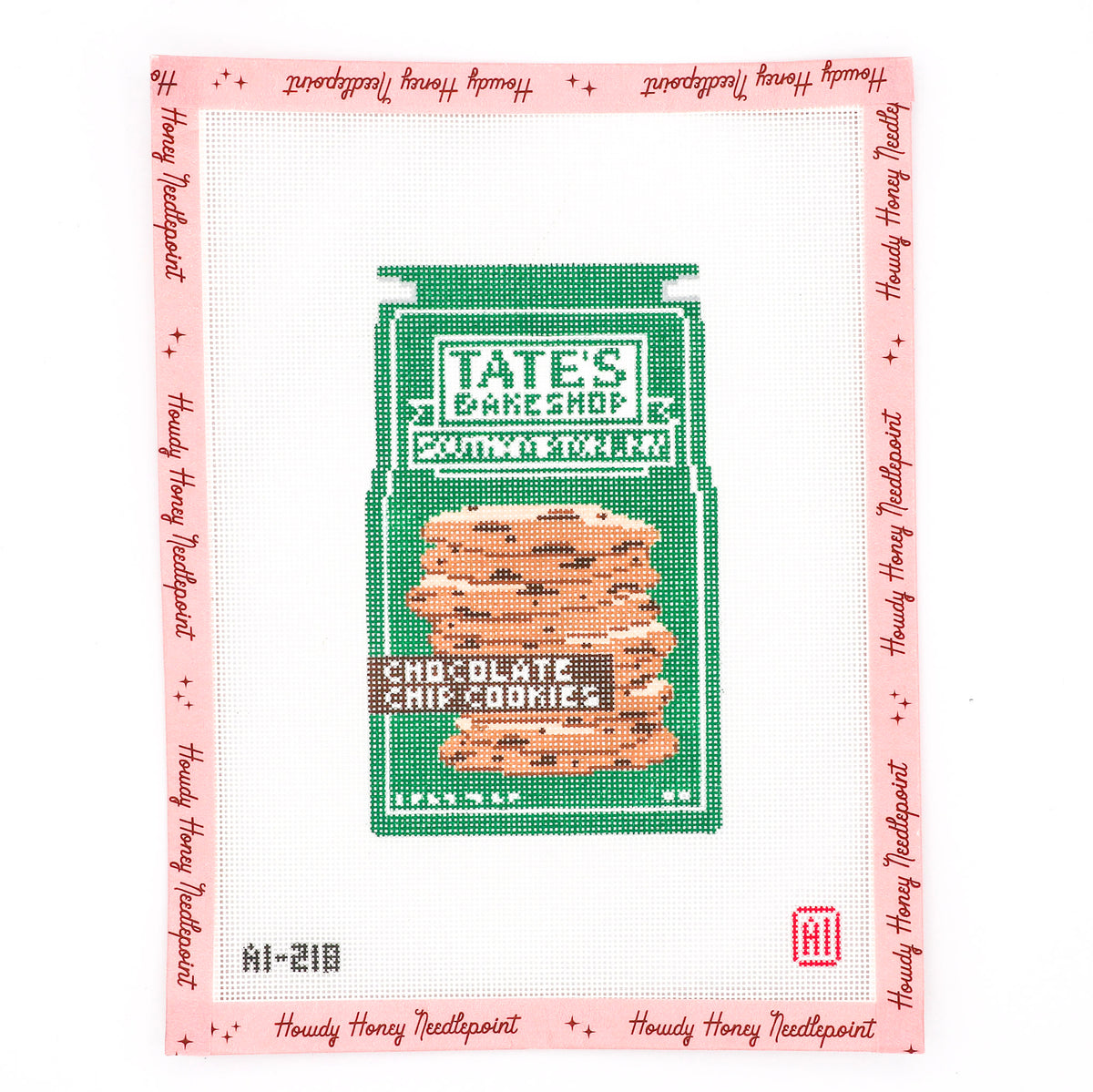 Chocolate Chip Cookie Bag – Howdy Honey Needlepoint