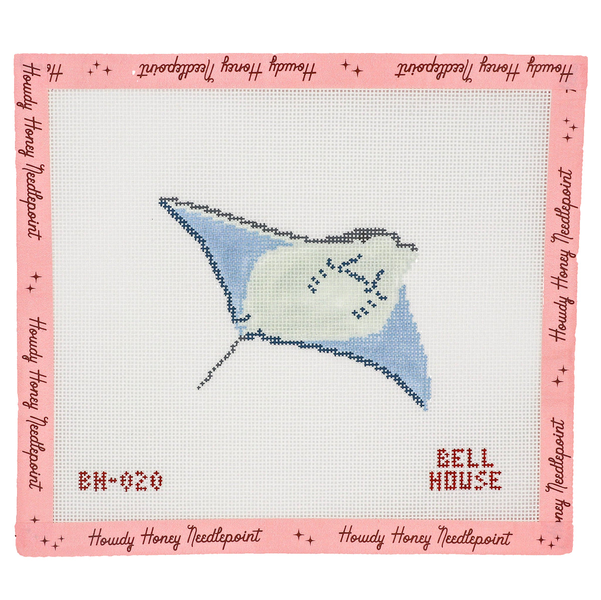 Manta Ray – Howdy Honey Needlepoint