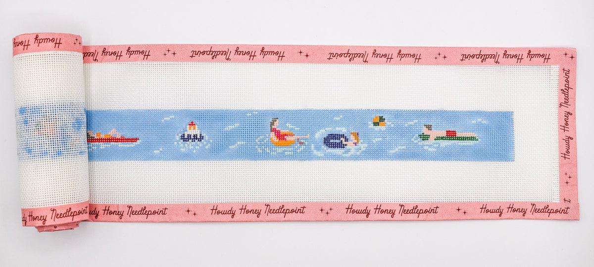 Water Play Belt – Howdy Honey Needlepoint